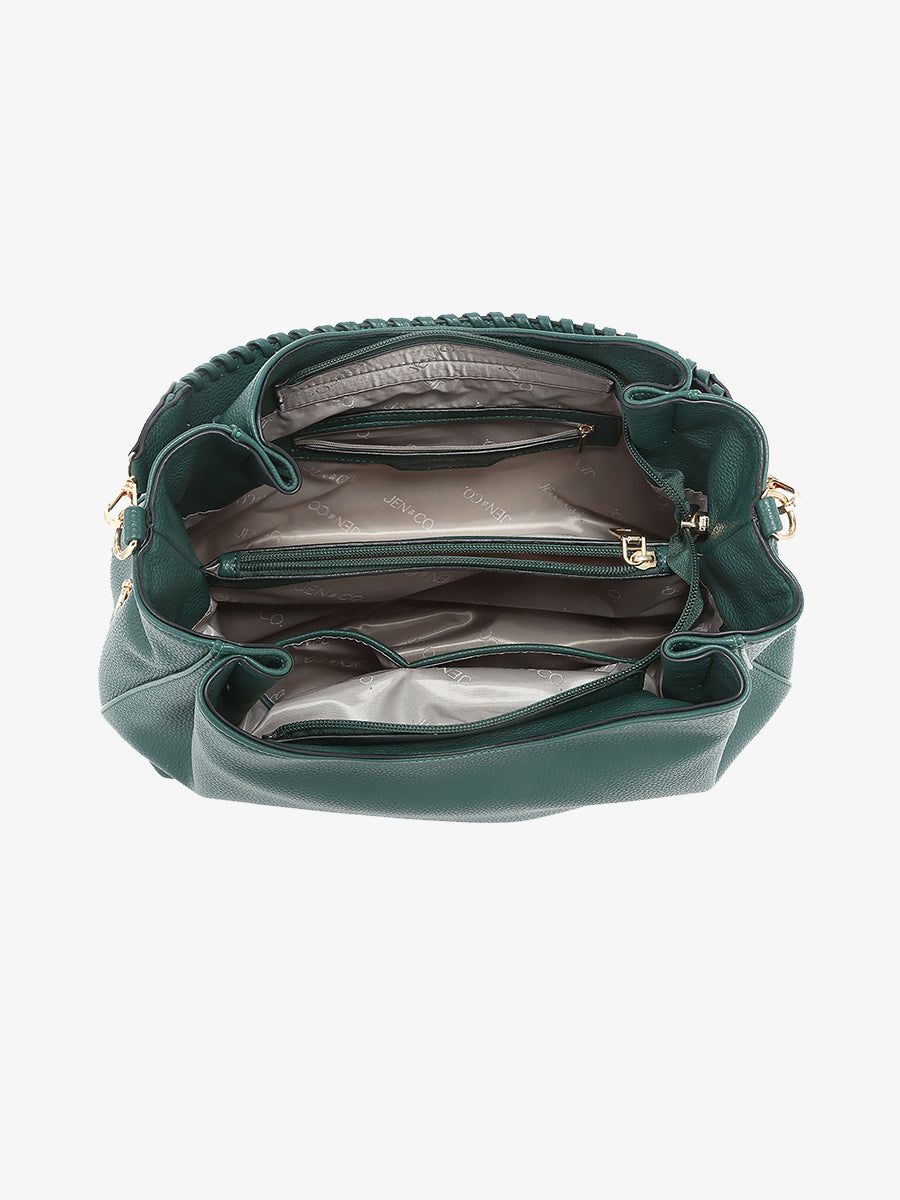 Grace Vegan Whipstitch Tote in Brown – Mint Julep